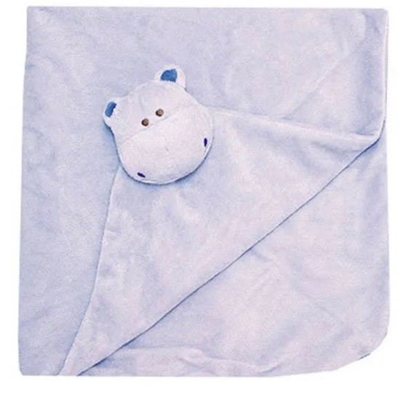Angel Dear | Toys | Angel Dear Purple Hippo Large Nap Blanket Security ...